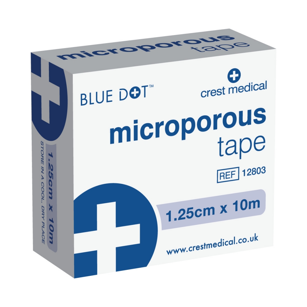 Microporous Tape 2.5cm x 10m (Pack of 12) - Care Corner